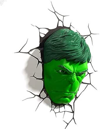 Marvel Avengers Led Wall Lamp Bedroom Living Room 3D Creative Light ...