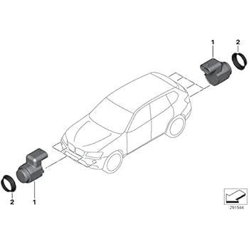 BMW Genuine Front PDC Parking Distance Control Sensor Ultrasonic ...