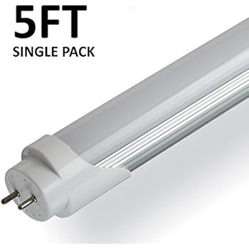 V-Tac LED Batten Low Profile Ceiling Fitting / Wide Tube Wall Light 5ft ...