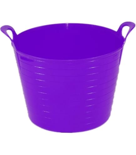 Garden Trugs Plastic 76 LITRE EXTRA LARGE Heavy Duty Flexi Tub Garden ...