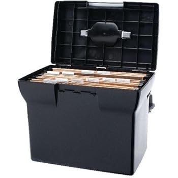 Really Useful Filing Box Plastic with 10 suspension files A4 19 Litre ...