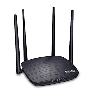 iBall Baton iB-WRD12EN 1200M Smart Dual Band Wireless AC Router (Black ...