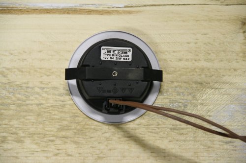 2x TEKNE Miniglass Halogen Deckenstrahler + Kabel mit AMP Stecker DIMMBAR