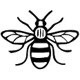Made in Manchester Bee Sticker | Manchester Worker Bee Car Bumper ...