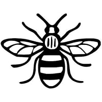Made in Manchester Bee Sticker | Manchester Worker Bee Car Bumper ...