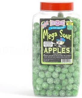 Barnetts Mega Sour Apple Balls (3kg jar): Amazon.co.uk: Grocery