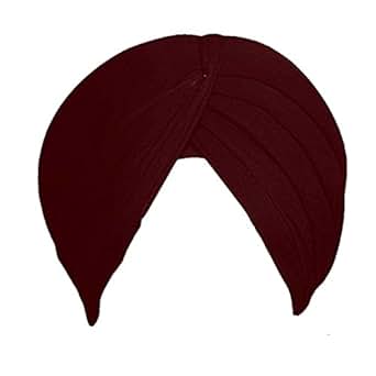 Shahi Sikh Maroon Color Traditional Turbans/ Punjabi Hat / Punjabi ...