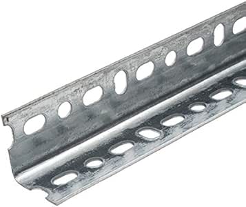 Galvanised Slotted Angle 3m/1.5m x 38mm x 38mm x 2mm (10 No 3m): Amazon ...