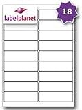 4 Per Page/Sheet, 5 Sheets (20 Sticky LEVER ARCH FILE Labels), Label ...