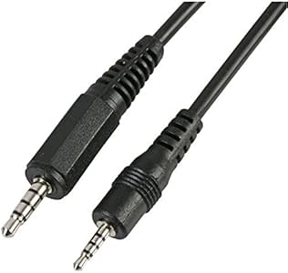 2.5mm to 3.5mm Mini Jack 4-Pole 4-Pin 4-Way 4P Audio: Amazon.co.uk ...