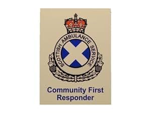 Scottish Ambulance Community First Responder Car Sticker: Amazon.co.uk ...