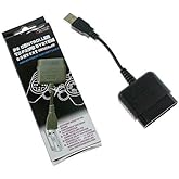 New PS2 to PS3 / PC controller converter cable cord USB adapter for PS3 ...