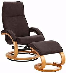 Loft24 Pam Relaxsessel Fernsehsessel Lesesessel mit Fußhocker Sessel ...