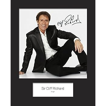 STUNNING QUALITY CLIFF RICHARD SIGNED / AUTOGRAPHED PHOTO: Amazon.co.uk ...