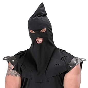 Sofias Closet Executioner Hood Mask Black Hangman Cloak Axe Man ...