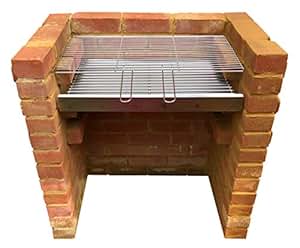 SunshineBBQs Stainless Steel DIY Brick BBQ Kit Heavy Duty 7mm Charcoal ...