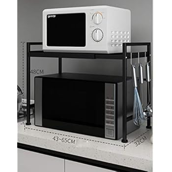 SoBuy® FRG092-W Étagères micro ondes de cuisine Mini-étagère Four Micro ...