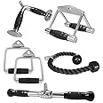 M ART Combo Pack- Triceps Rope Handle, Triceps Straight LAT Bar ...