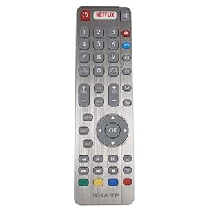 Genuine TV Remote Control Replacement for Sharp: Amazon.co.uk: Electronics