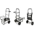 NGT DYNAMIC FISHING TROLLEY CARP COARSE MATCH FOLDS FLAT TWIN WHEEL ...