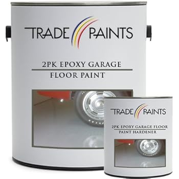 2 Pack Epoxy Garage Floor Paint - 5 litres (Dark Slate Grey BS18B25 ...