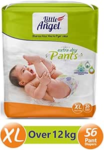 Buy Little Angel Baby Diaper Pants, X-Large (56 Count) Online at Low ...