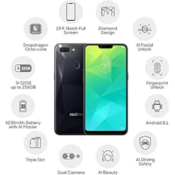 (Renewed) Realme 2 RMX1805 (Diamond Black, 64GB): Amazon.in: Electronics
