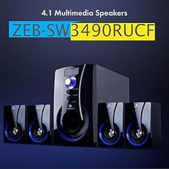 Amazon.in: Buy (Renewed) Zebronics 4.1 Multimedia SW3490 RUCF Wired ...