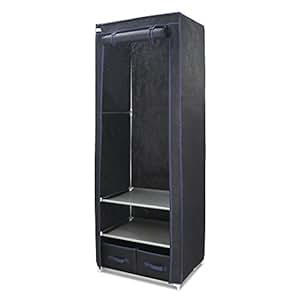 Finether Single-Door Portable Zip Closet, Wardrobe Clothes Storage ...