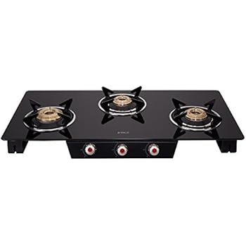 Buy Butterfly Spectra Glass 3 Burner Gas Stove, Black/Pink Online at ...