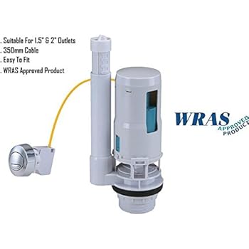 Derwent Macdee DVA0100 Kayla Cable Operated Dual Flush Valve and Button ...