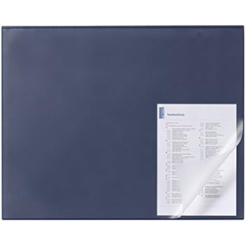 Durable 729301 Desk Mat with Edge Protector 650 x 500 mm Black: Amazon ...
