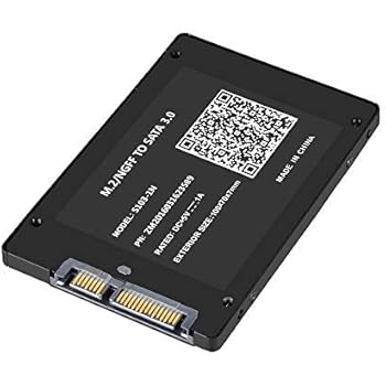 StarTech.com M.2 SSD to 2.5in SATA Adapter - M.2 NGFF to SATA Converter - 7mm - Open-Frame ...