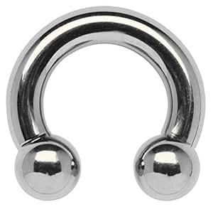 Intimate Piercing Ring Titanium Gewindering Kugeln: Amazon.co.uk: Jewellery