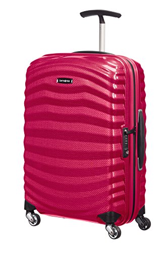 Samsonite Lite-Shock Spinner 4-Rollen Kabinentrolley 55 cm bright pink ...