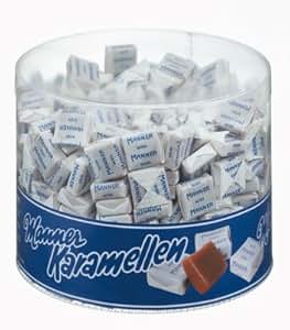 Manner Karamellen, ca. 350 Stück, Klarsichtdose - 1600gr: Amazon.de ...