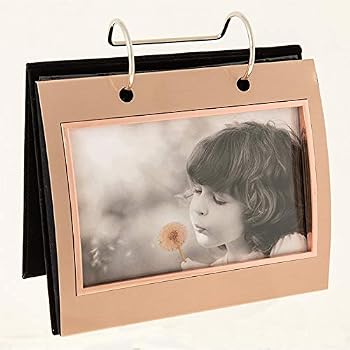 Multi Photo Flip Album Frame - Free Standing (Holds 50 6x4" photographs ...
