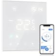 Decdeal Thermostat Connecté radiateur Electrique,WiFi Thermostat programmable, Montage Mural ...