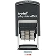 Trodat Printy 4850/L1 Dater Stamp Compact Wording Received in Blue Date ...
