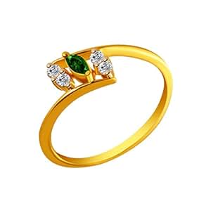 Buy P.C. Chandra Jewellers 14KT Yellow Gold Ring for Women Online at ...