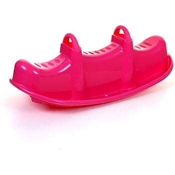 See Saw Trio Childrens Kids Large Sturdy Plastic Rocking SeeSaw 3 ...