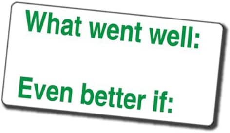 What Went Well Even Better If Pre Inked School Teachers Feedback ...