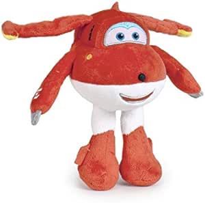 Super Wings - Plush toy Jett colour plane red 9"/25cm - Quality super ...
