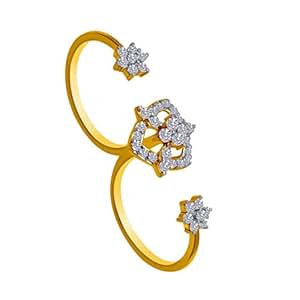 Buy P.C. Chandra Jewellers 14KT Yellow Gold Ring for Women Online at ...