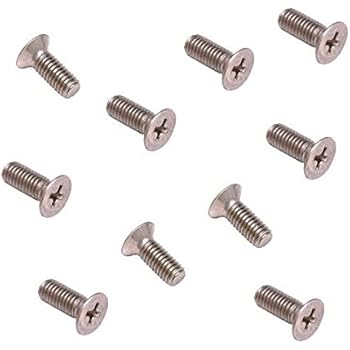 M4 (4mm x 10mm) Hex Socket Countersunk Machine Screw (Bolt) - Steel ...