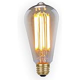 LED Rustika Filament Edison Glühbirne 4W E27 Gold: Amazon.de: Elektronik