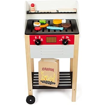 Hape - E3127 - Jeu d'Imitation en Bois - Cuisine - Barbecue du Chef: Amazon.fr: Jeux et Jouets