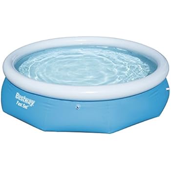 Bestway Round Kids Inflatable Paddling Pool with Filter Pump, Fast Set ...
