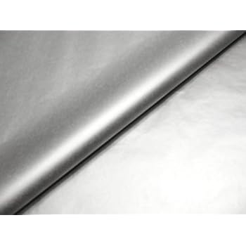 50 x Metallic Silver Tissue Paper / Gift Wrap / Wrapping Paper Sheets ...