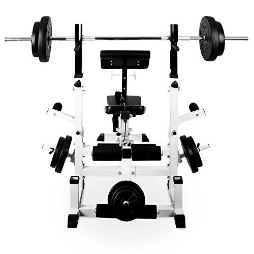 Klarfit FIT-KS0 Home Gym Weight Bench Upper & Lower Body Workout ...